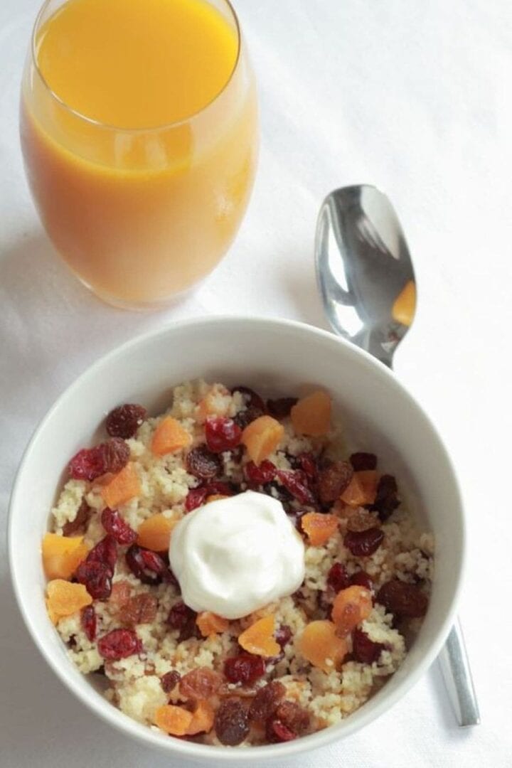 Breakfast Couscous - Neils Healthy Meals