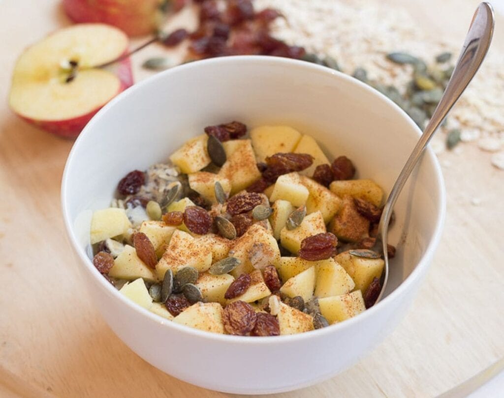 Barley Flakes and Apple Porridge - Neils Healthy Meals