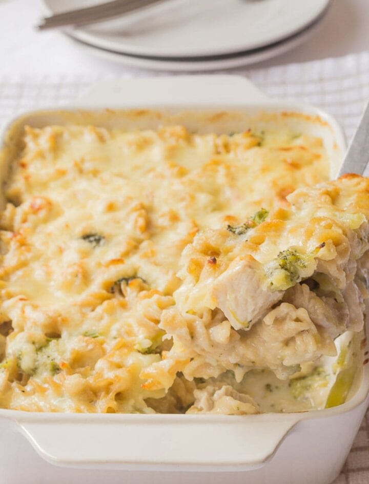 Chicken Broccoli Stilton Pasta Bake - Neils Healthy Meals