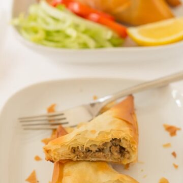 Turkey Filo Pastry Samosas - Neils Healthy Meals