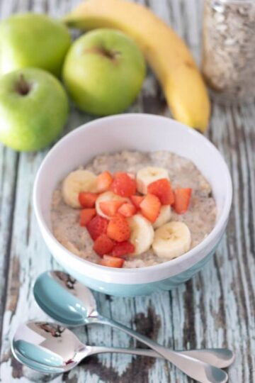 Quinoa Bircher Muesli with Apple and Banana - Neils Healthy Meals