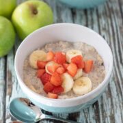 Quinoa Bircher Muesli with Apple and Banana - Neils Healthy Meals