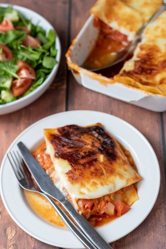 Red Lentil Lasagne - Neils Healthy Meals
