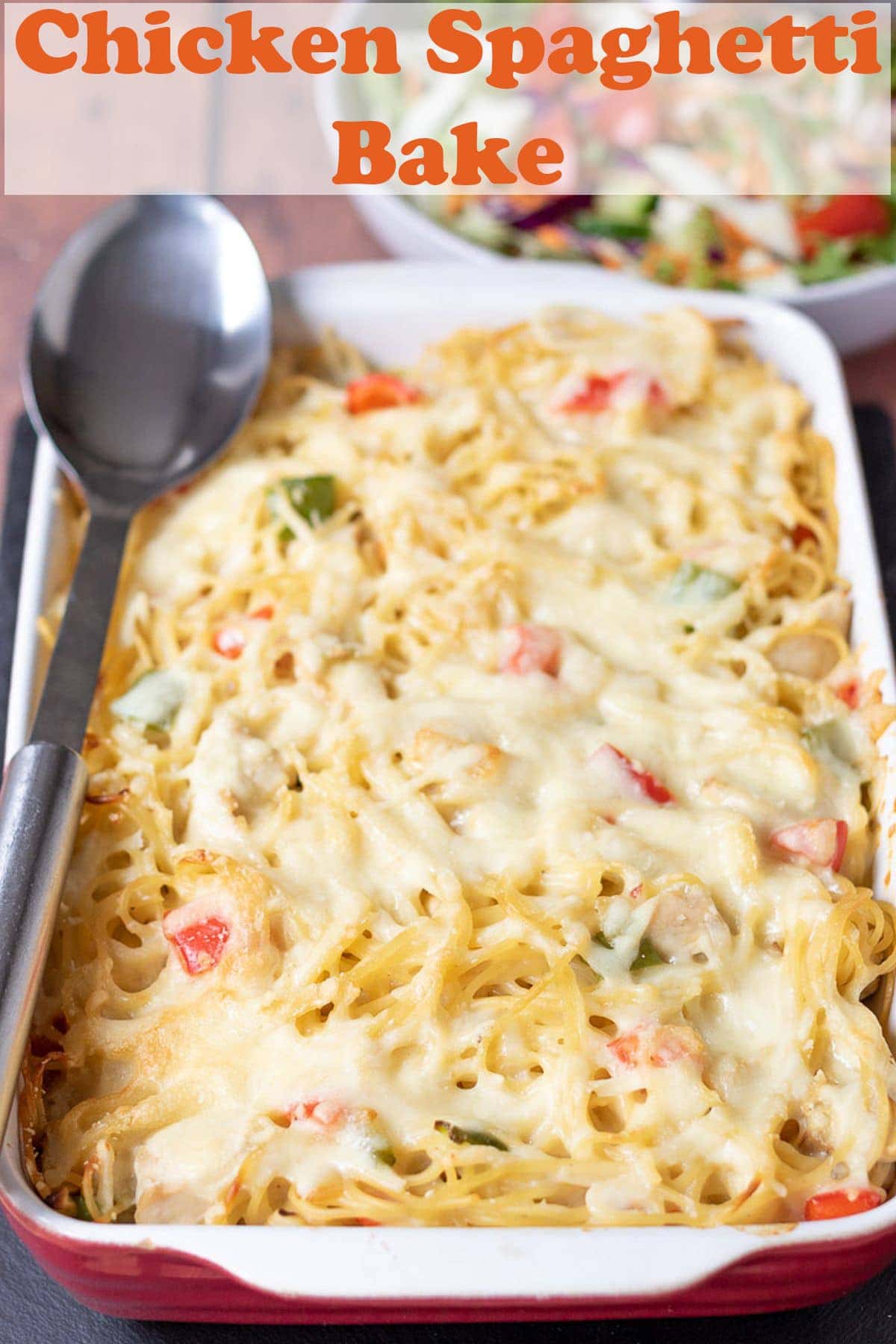 Chicken Spaghetti Bake - Neils Healthy Meals