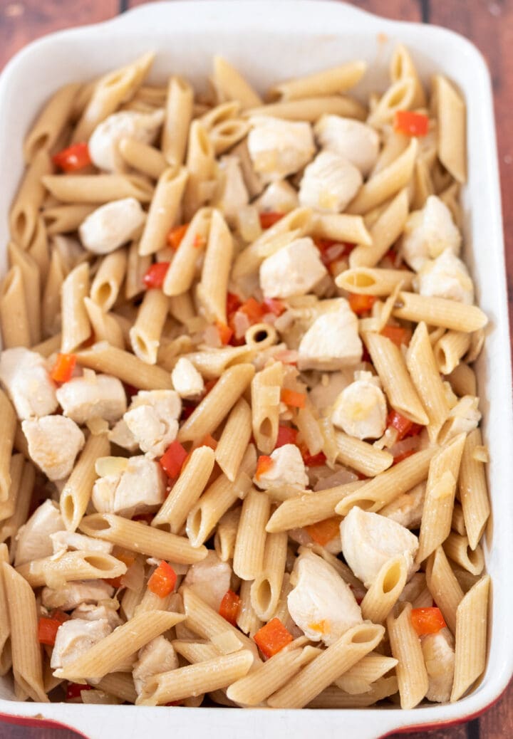 Easy Creamy Chicken Pasta Bake - Neils Healthy Meals