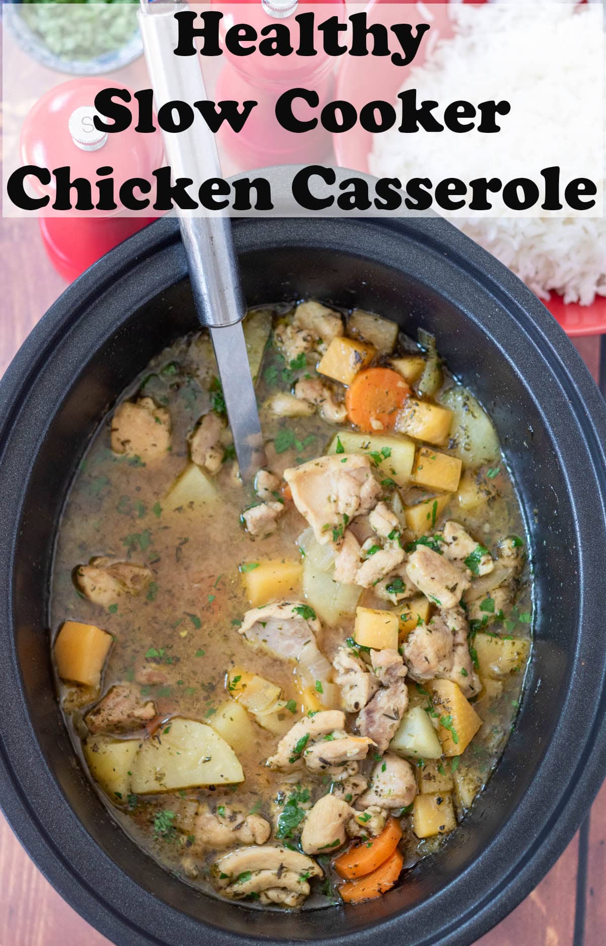 Healthy Slow Cooker Chicken Casserole - Neils Healthy Meals