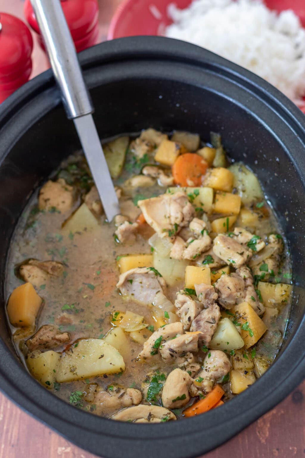 Healthy Slow Cooker Chicken Casserole - Neils Healthy Meals